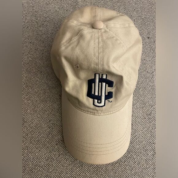 Signature | Accessories | Uconnhuskies Cream Navy Adjustable Baseball ...